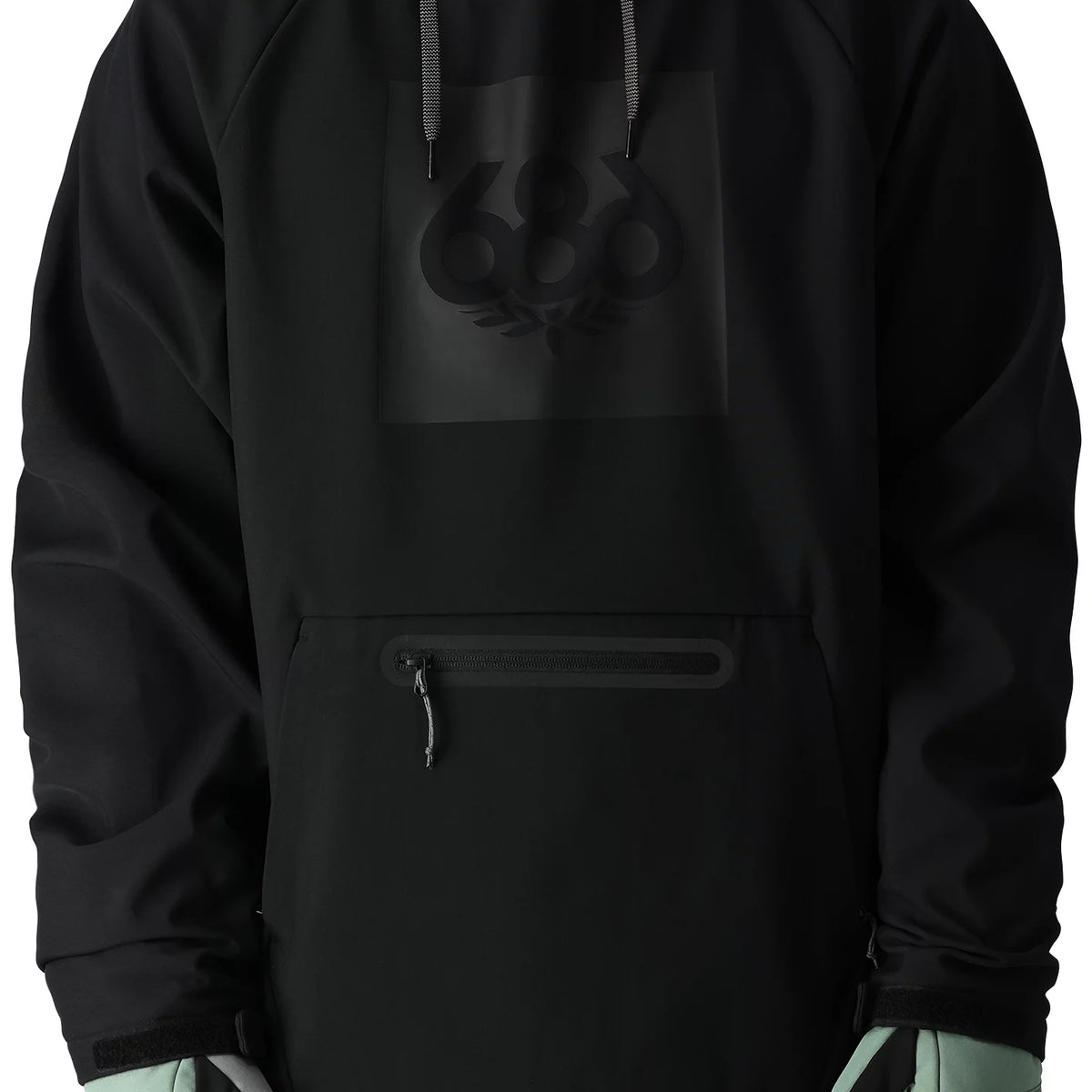 686 Waterproof Hoodie (Black) – Milo Snow and Skate