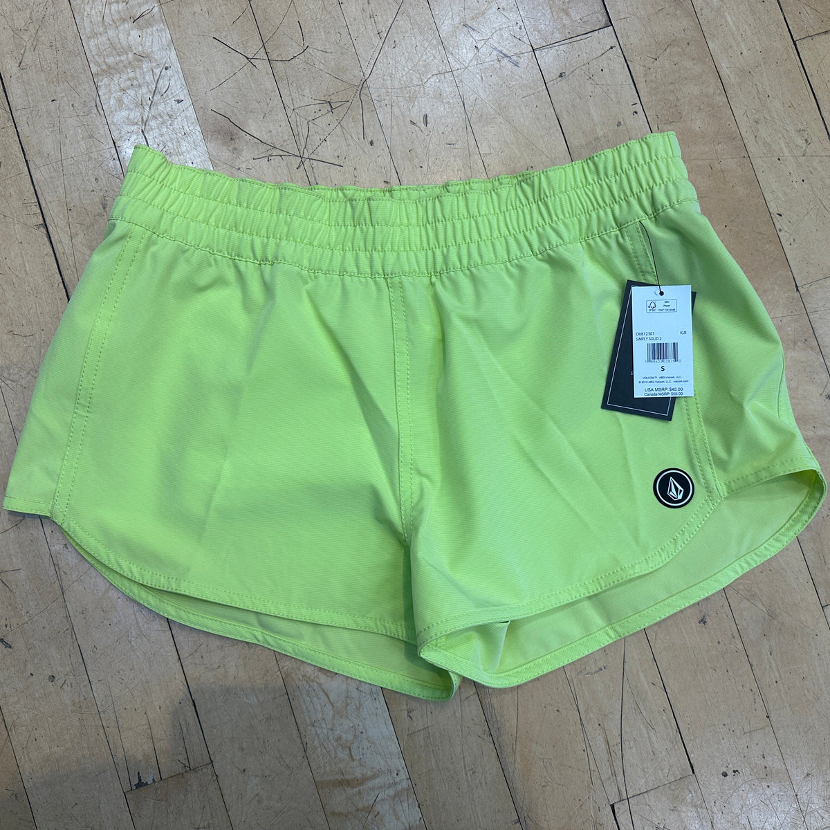 Volcom Simply Solid 2" Boardshort (Island Green) – Milo Snow and Skate