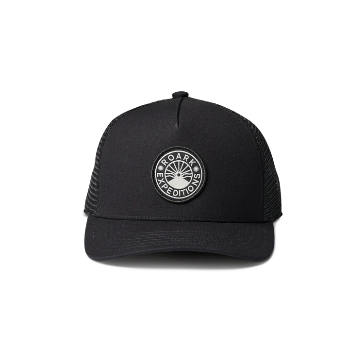 Roark Station Trucker Hat (Black) – Milo Snow and Skate