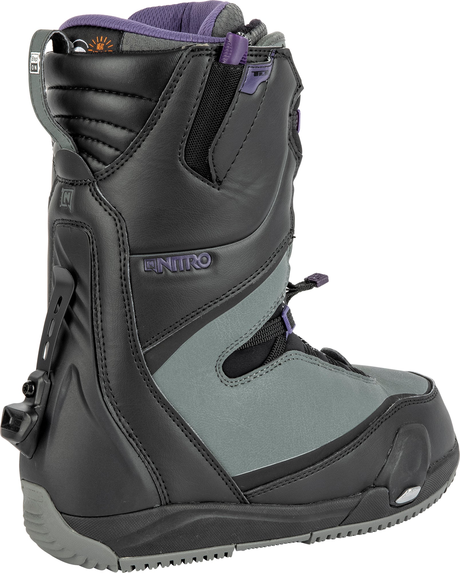 Nitro Cave TLS Step On Snowboard Boot 2023 (Black/Charcoal) – Milo Snow ...