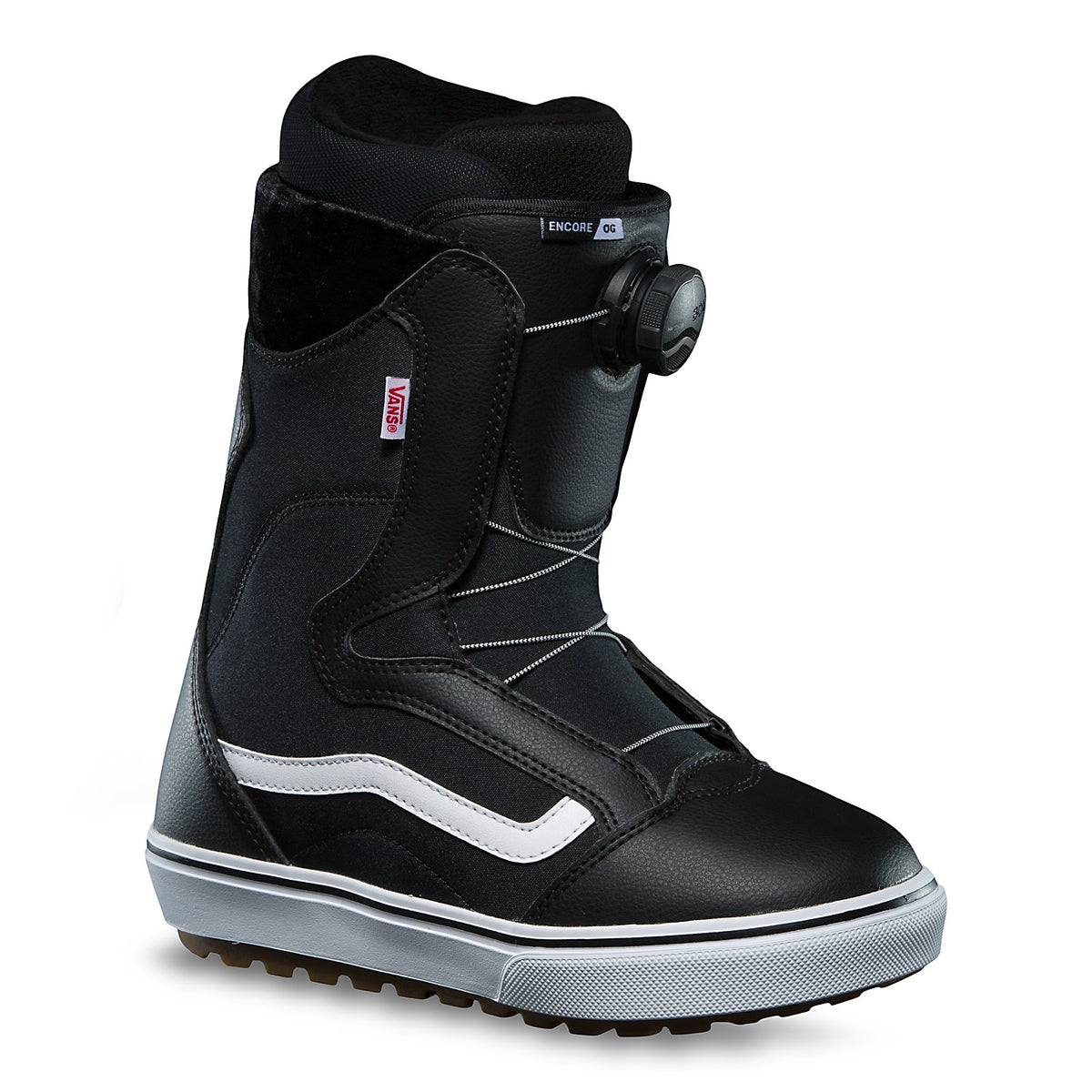 Vans Encore OG Snowboard Boot 2026 (Black/White) – Milo Snow and Skate